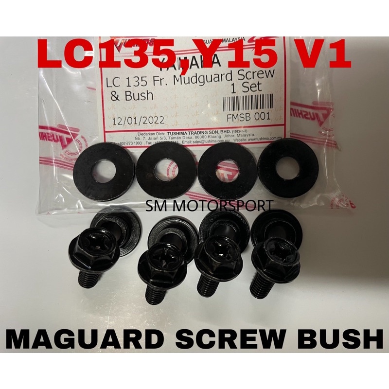 Lc135 V1 V2-7 Y15ZR V1 FRONT MADGUARD SCREW BUSH SET | Shopee Thailand