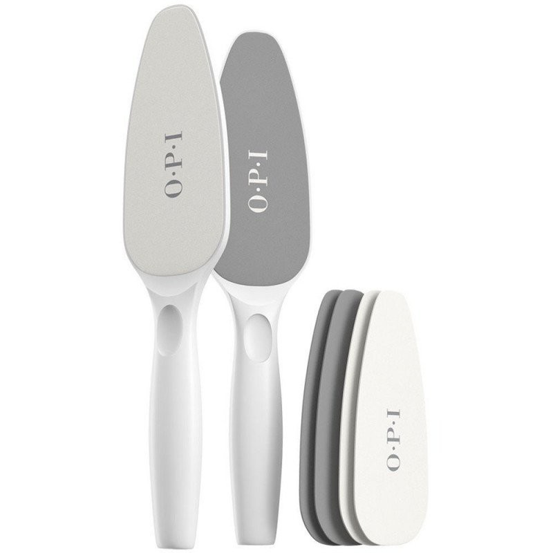 OPI pro spa foot file with disposable grit strips 80/120 grit strips ...