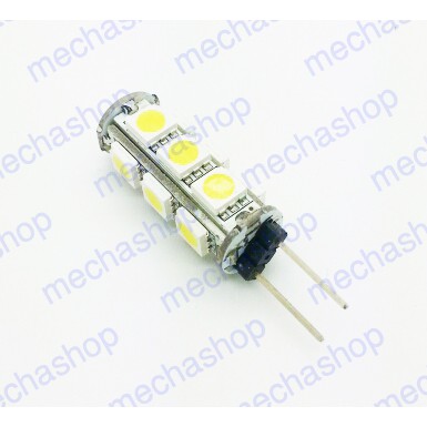 หลอดไฟ LED SMD G4 13SMD 5050 DC 12V 2.6W 230lm 6000K แสงสีขาว | Shopee ...
