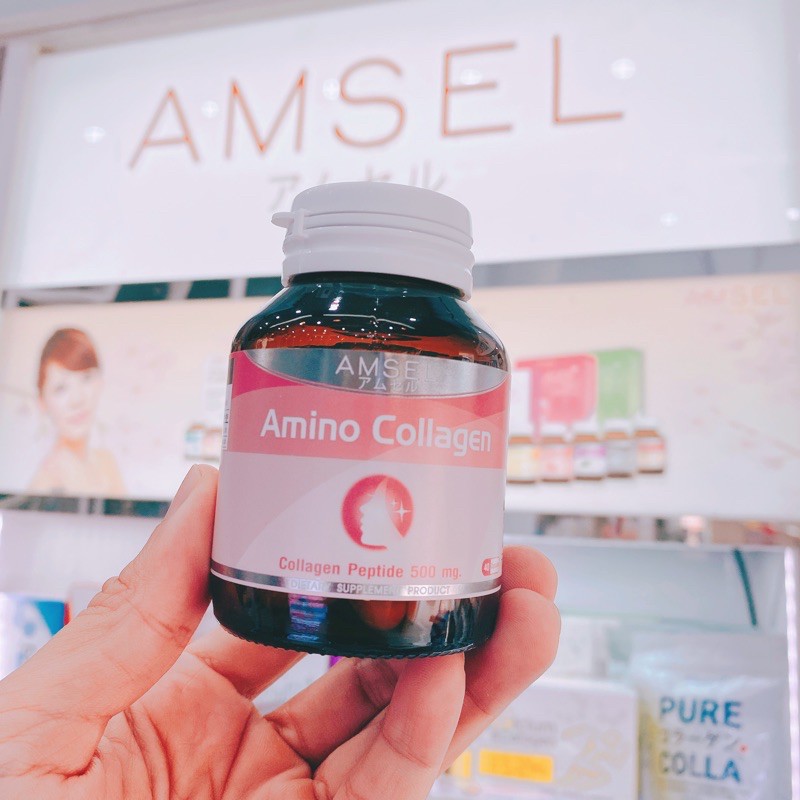 Amsel Amino Collagen 40 แคปซูล #บำรุงผิวพรรณ #ลดเลือนริ้วรอย #บำรุงข้อ ...