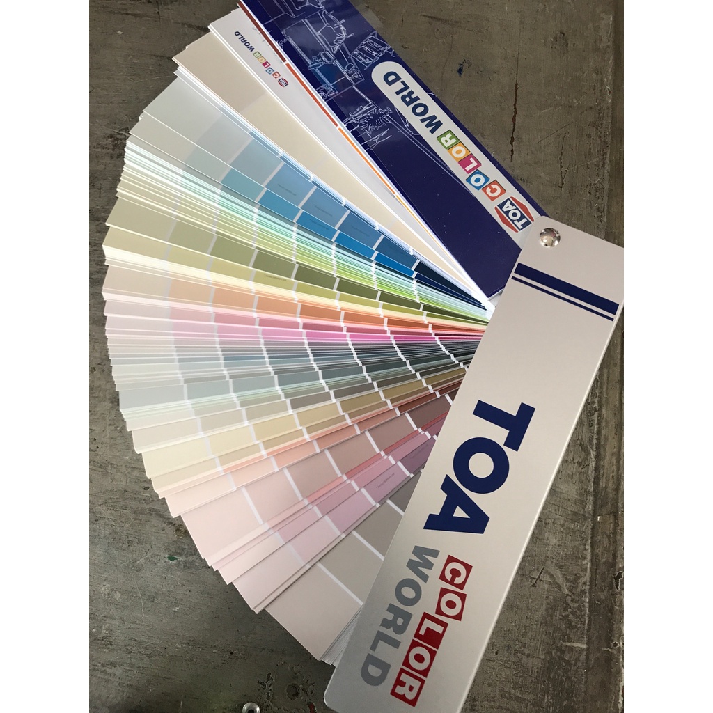 TOA พัดสี ทีโอเอ Color World เฉดสี TOA แคตตาล็อคสี แพนโทน ทีโอเอ ...