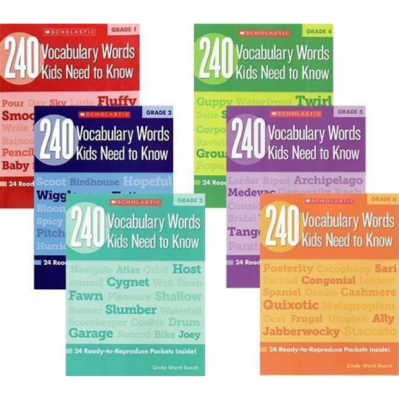 [พร้อมส่ง] หนังสือคำศัพท์ 240 Vocabulary Words Kids Need to Know สำหรับ ...