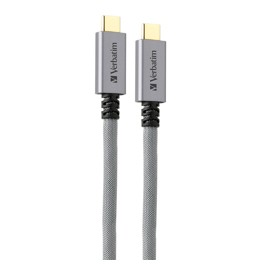 Verbatim 1M USB-C 3.2 to USB-C 3.2 Cable สายชาร์จ 20Gb/s | Shopee Thailand