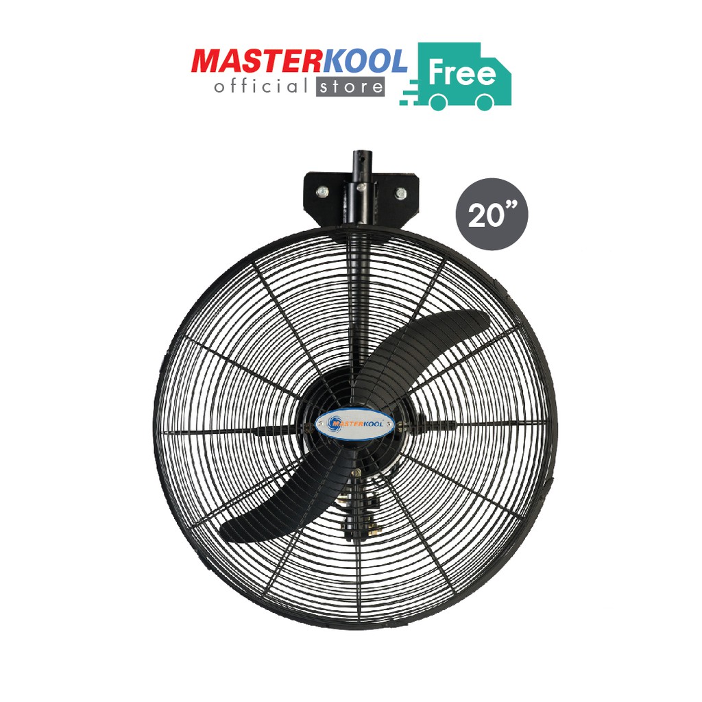 Masterkool พัดลมอุตสาหกรรม แบบแขวนผนัง 20 นิ้ว รุ่น คูลท็อป (สีดำ ...