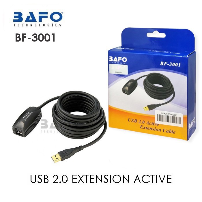 BAFO BF-3001 สายต่อ USB 2.0 5 เมตร Active | Shopee Thailand