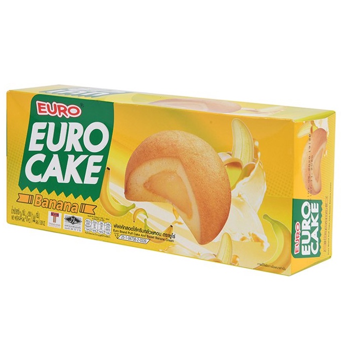 EURO Cake ยูโร่เค้ก 17g. *กล่อง 12 ซอง* | Shopee Thailand
