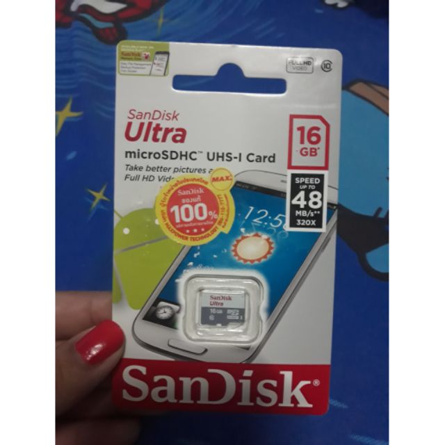 Micro SD Card 16GB Sandisk ของแท้ | Shopee Thailand