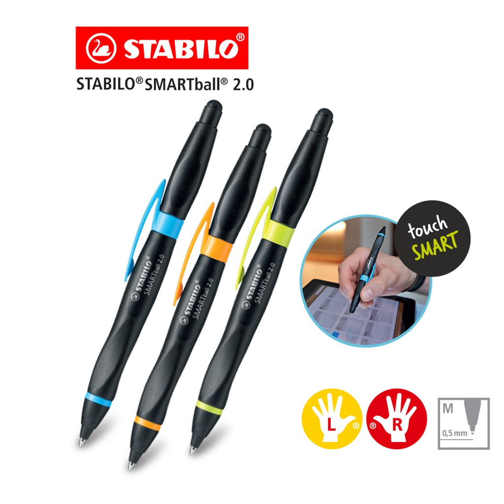 STABILO Smartball 2.0 2 in 1 ปากกาลูกลื่น สำหรับใช้ ไอแพด ทัชสกรีน iPad ...