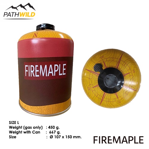 แก๊สกระป๋องสั้น หรือแก๊สซาลาเปา FIRE-MAPLE GAS ไซส์ S / M / L | Shopee Thailand