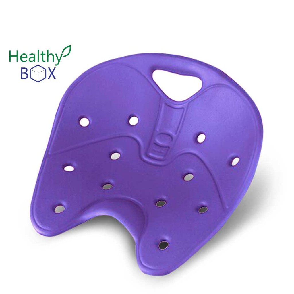 BACKJOY แผ่นรองนั่ง รุ่นโพสเจอร์ คอร์ สีม่วง จัดสรีระในขณะนั่ง ลดอาการปวดอย่างมีประสิทธิภาพ (V ...