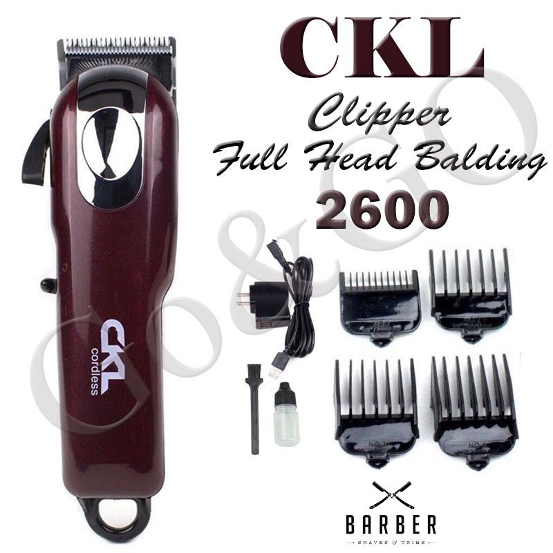 ปัตตาเลี่ยนไร้สาย CKL รุ่นCKL-2600 CKL-2600 CKL-2600 แบตเตอเลี่ยนที่ช่างตัดผมนิยมใช้มากที่สุด ...