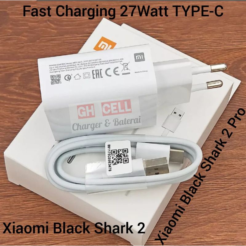 Original Xiaomi Black Shark 2 / Shark 2 Pro Fast Charging 27W Type C ...