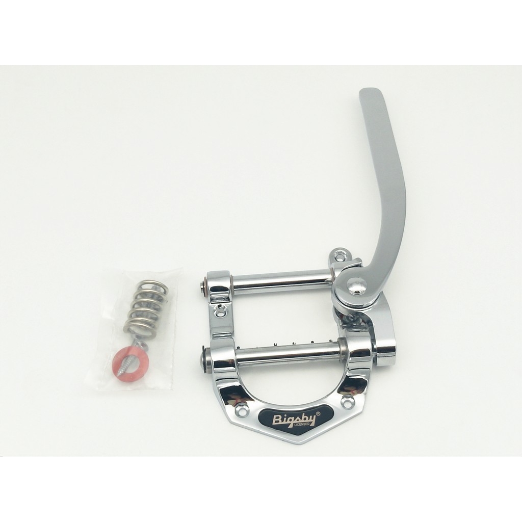 Bigsby B500 Vibrato สะพานสายกีตาร์ไฟฟ้า สีเงิน เทรโมโล่ สะพานสายกีตาร์ไฟฟ้า หางปลา ผลิตในเกาหลี ...