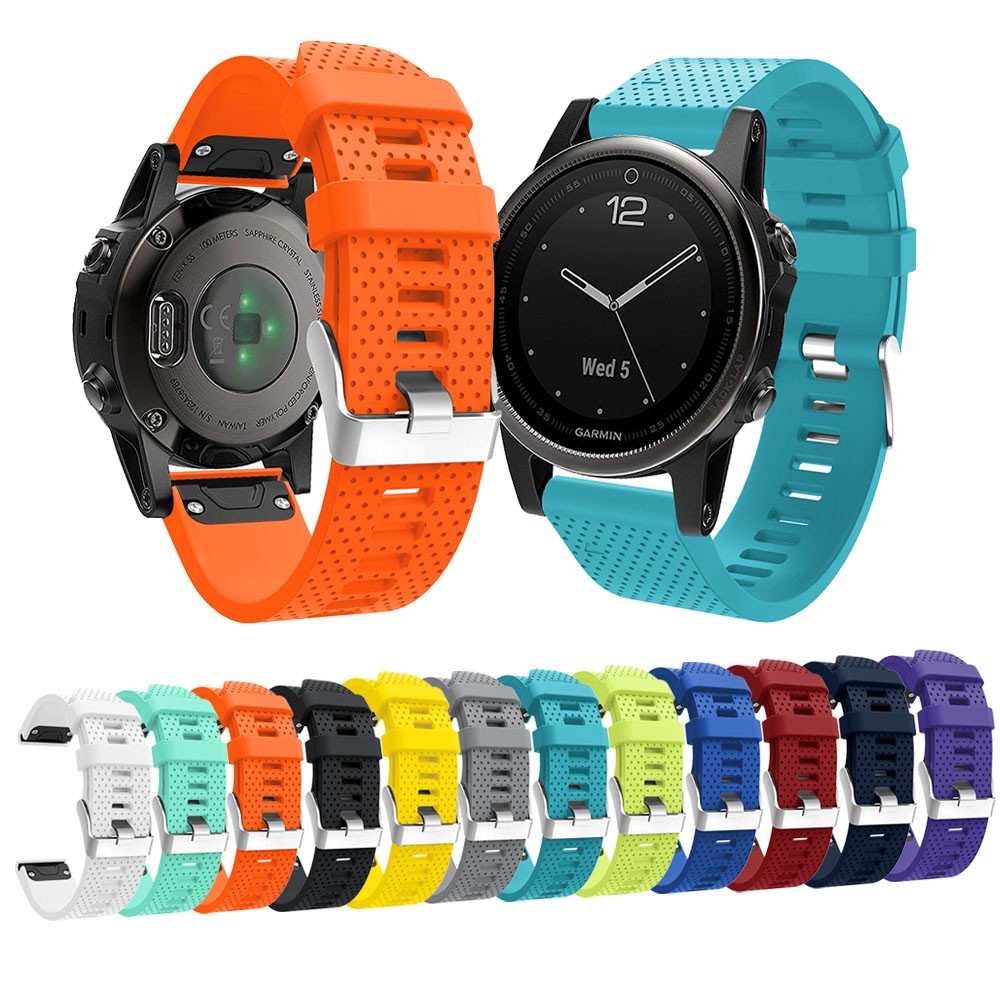 สายนาฬิกาข้อมือซิลิโคนสําหรับ Garmin Fenix 5S Plus 6S Pro Descent Mk2S 5Splus 6S 6Spro | Shopee ...
