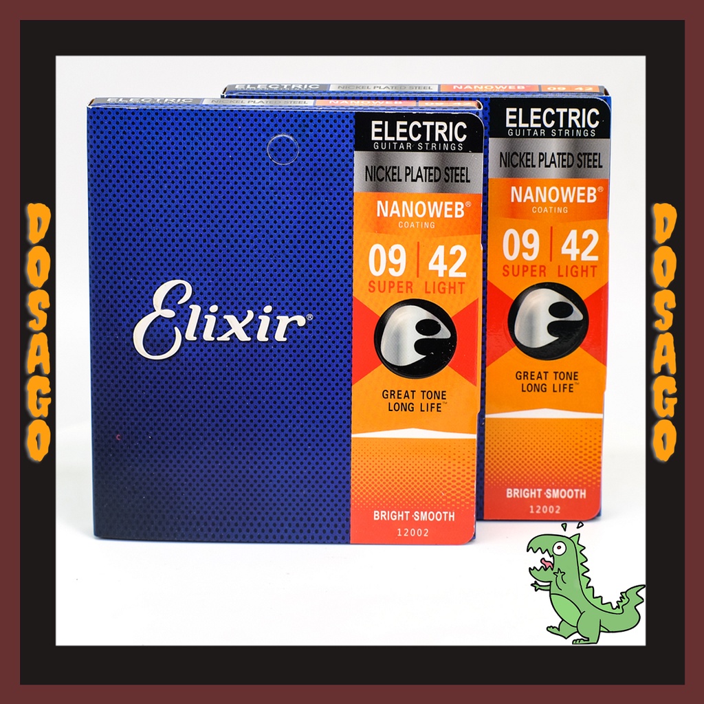 สายกีตาร์ไฟฟ้า Elixir 12052 และ 12002 | Shopee Thailand