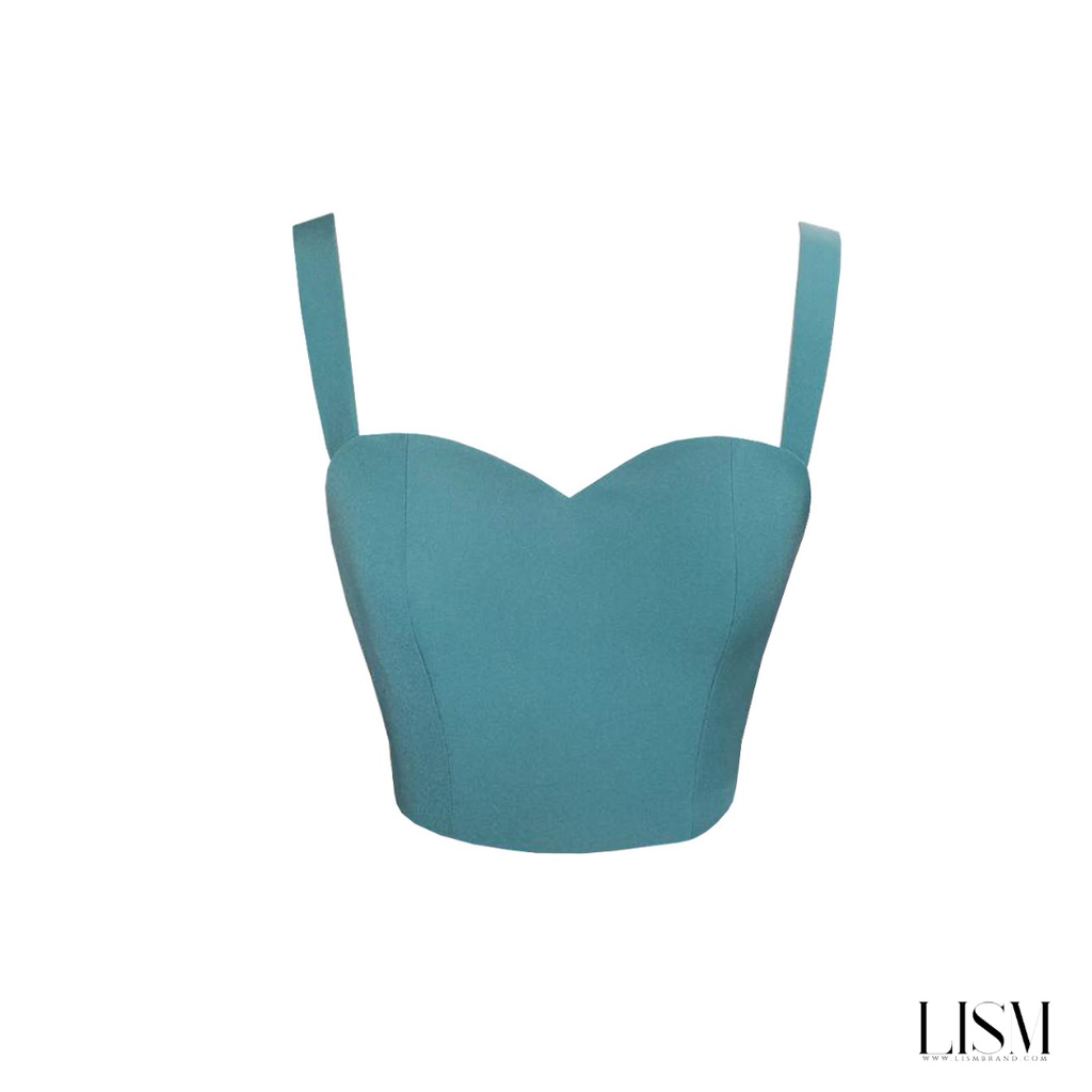 Lism S-026 ครอปสายเดี่ยวเรียบหรู!!! | Shopee Thailand