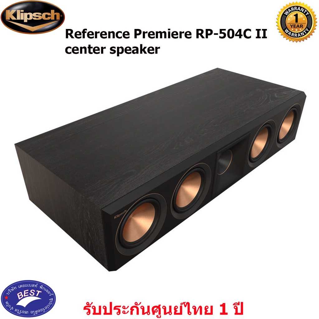 Klipsch Reference Premiere RP-504C II 2.5-Way Center Channel Speaker ...