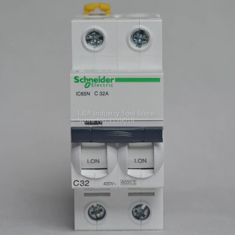 AC Breaker schneider Schneider Electric China IC65N 2P C16A/C32A A9F18232 Vacuum Mini Circuit ...