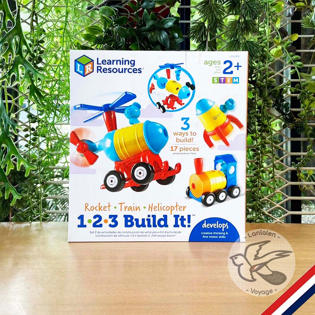 1-2-3 Build it! Rocket, Train, Helicopter / Car, Plane, Boat by ...