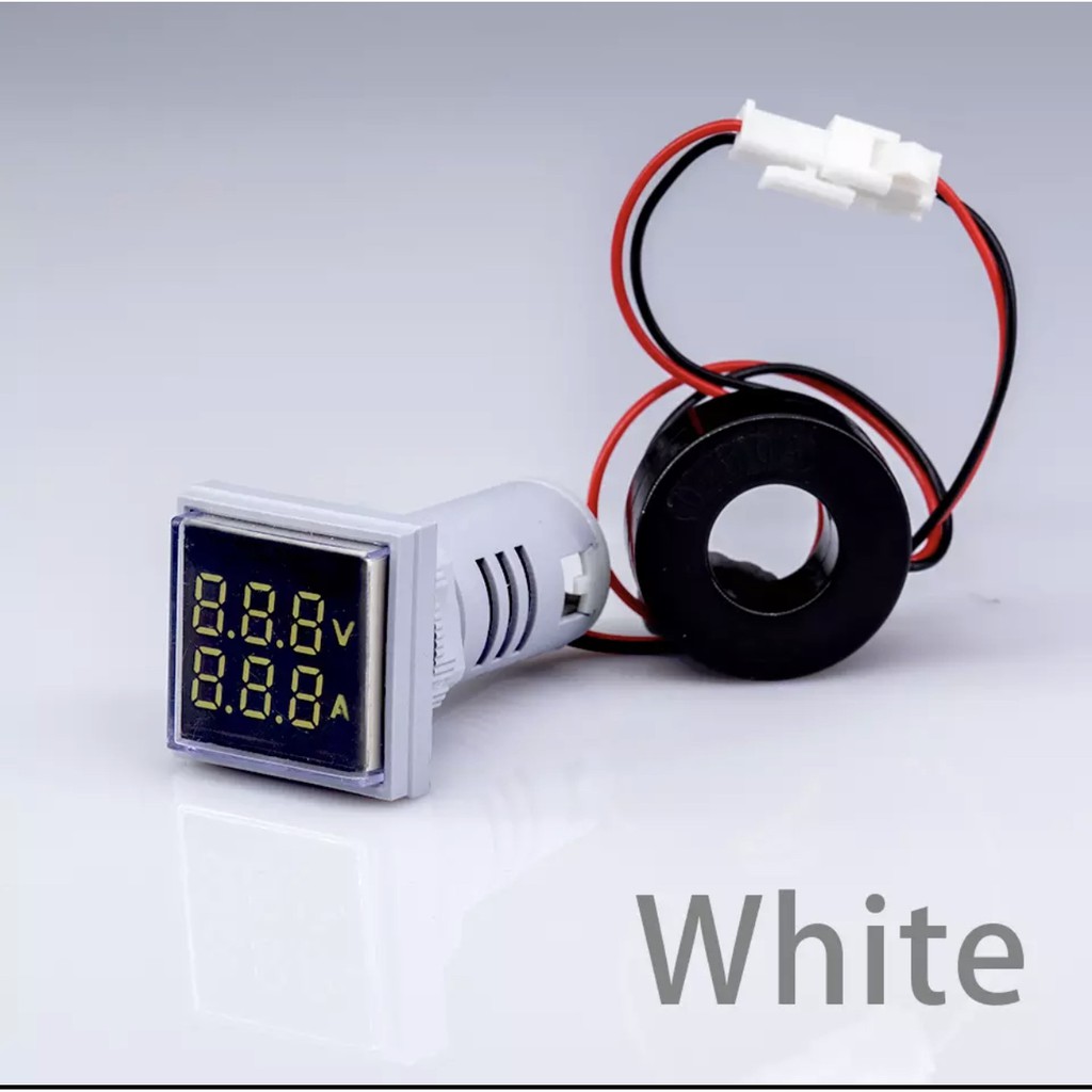 Voltmeter Ammeter 2in1 AC 50-500 V 0-100A LED Digital วัดแรงดันไฟฟ้า วัดกระแส VOLT AMP | Shopee ...