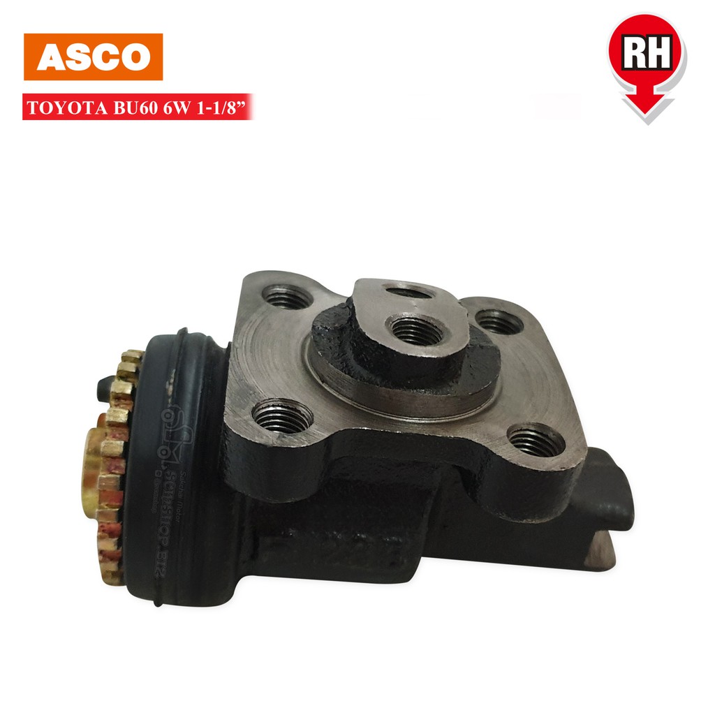 ASCO กระบอกเบรคหน้า TOYOTA BU60,61 6ล้อ 1-1/8นิ้ว RH ข้างขวา,ล่าง ...