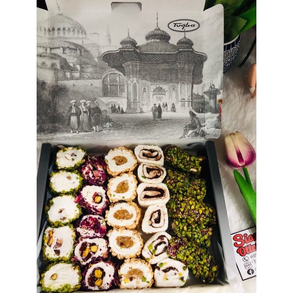 Turkish delight รวมรส / Tugba ขนาด 500 กรัม | Shopee Thailand