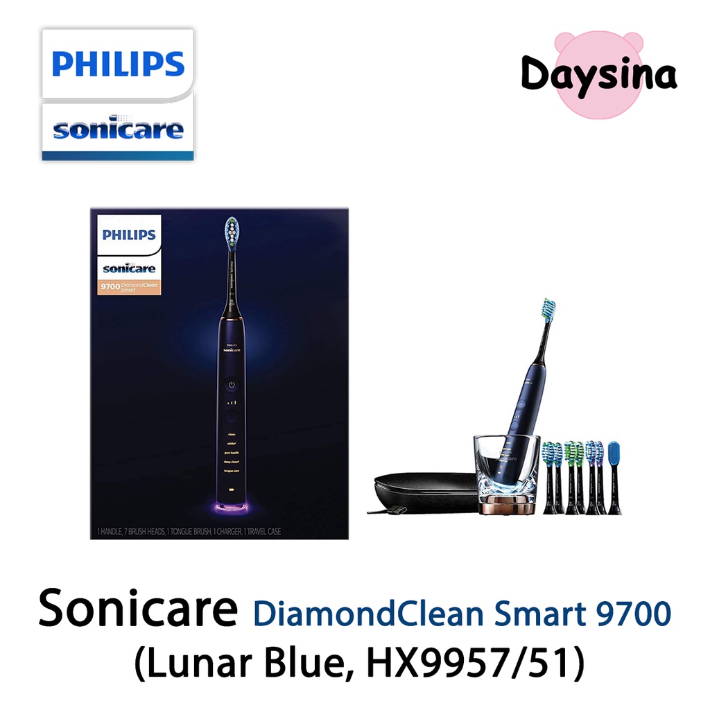 Philips Sonicare 9700 DiamondClean Smart, Rechargeable Electric Power ...