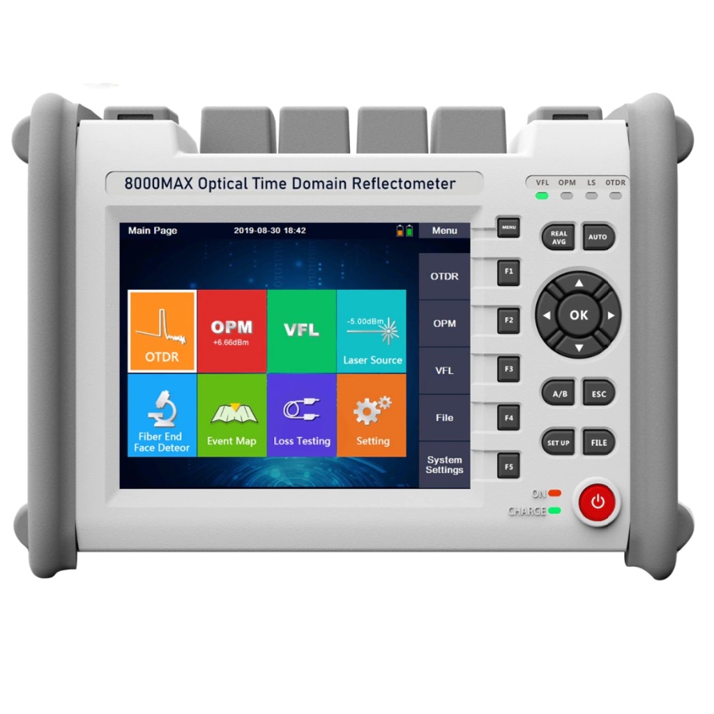 8000MAX 1310/1550/850/1300nm OTDR Multi Wavelengthes FiberOptic OTDR ...