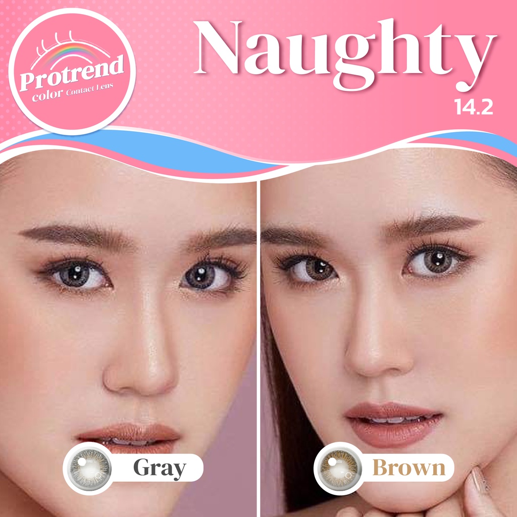 protrendcolor : คอนแทคเลนส์ รุ่น Naughty | Shopee Thailand