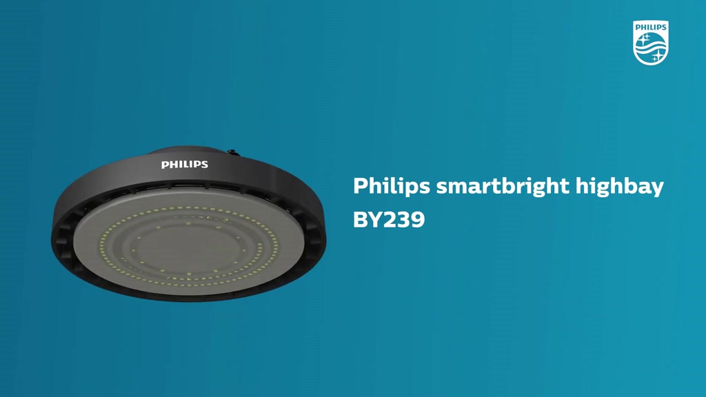 PHILIPS โคมไฮเบย์ BY239P 60w 100w 150w 200w LED SmartBright High Bay ...