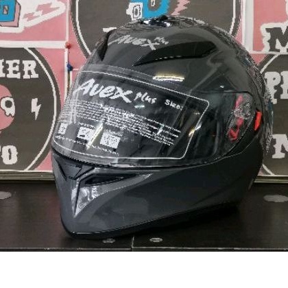 หมวกกันน็อค Avex Plus K9 Gray เทา ทหารอากาศ ชิวหน้าที่มากับหมวกเป็นสีใส | Shopee Thailand