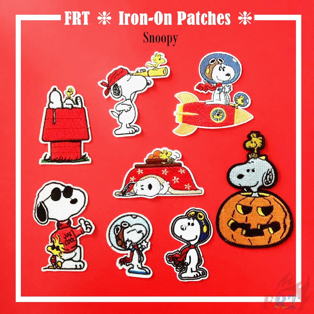 ☸ Cartoon：Snoopy Patch ☸ 1Pc Diy Sew on Iron on Badges Patches（Snoopy ...