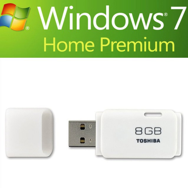 Bootable USB 8GB USB Flash Drive With Windows 7 Sp1 Home Premium ...