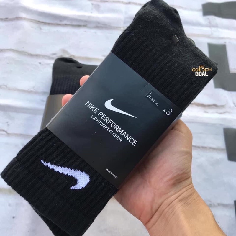 Nike Performance Lightweight Crew Sock ถุงเท้าครึ่งแข้ง ใส่ลำลอง ใส่ ...