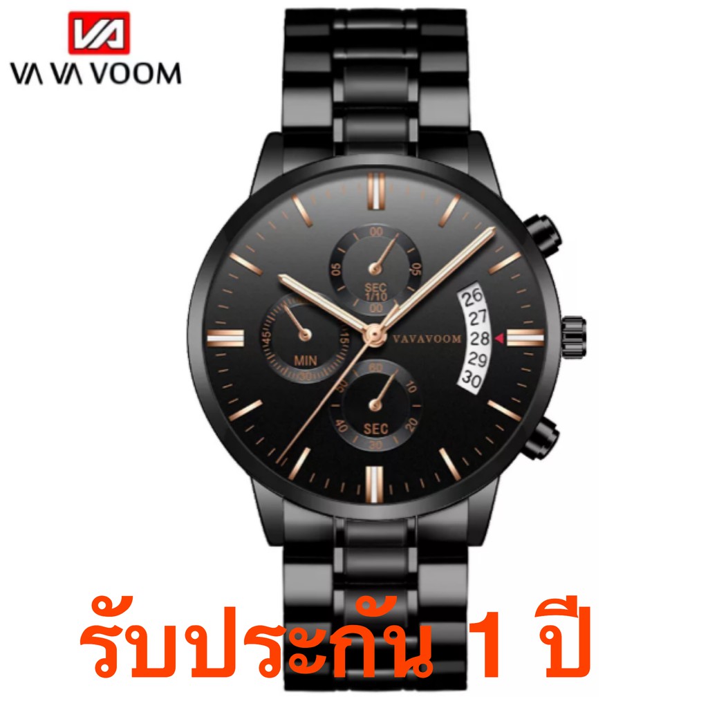 VA VA VOOM Model G-0001 นาฬิกาข้อมือชายรุ่นใหม่ ของแท้รับประกัน 1 ปี ...