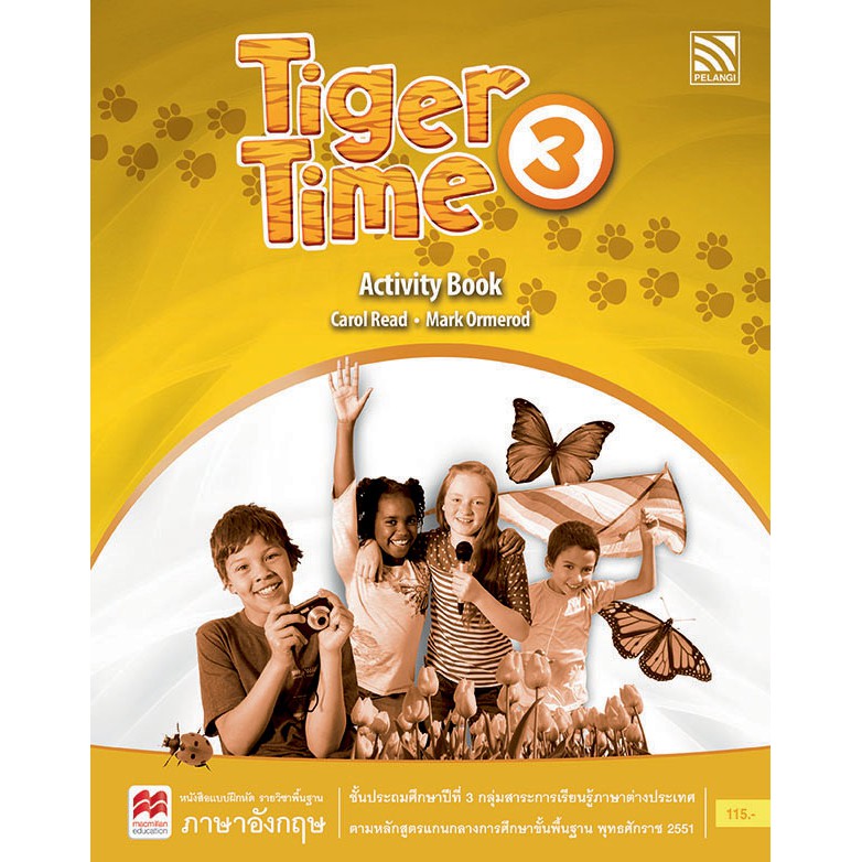 หนังสือแบบฝึกหัดภาษาอังกฤษประถม Tiger Time 1-6 Activity Book Pelangithai | Shopee Thailand