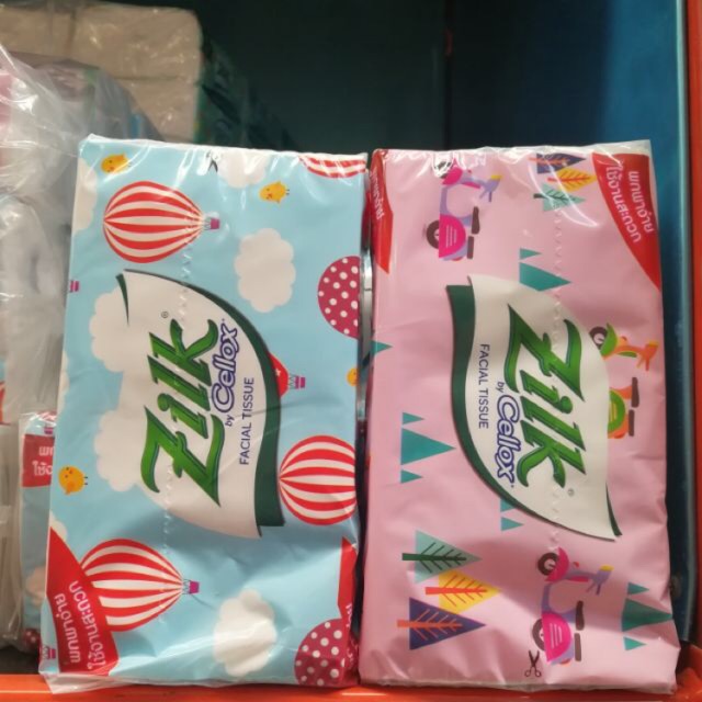 Zilk cellox ซิลค์ บาย เซลล็อกซ์ กระดาษเช็ดหน้า กระดาษทิชชู่ 120แผ่น/ 1 ห่อ | Shopee Thailand