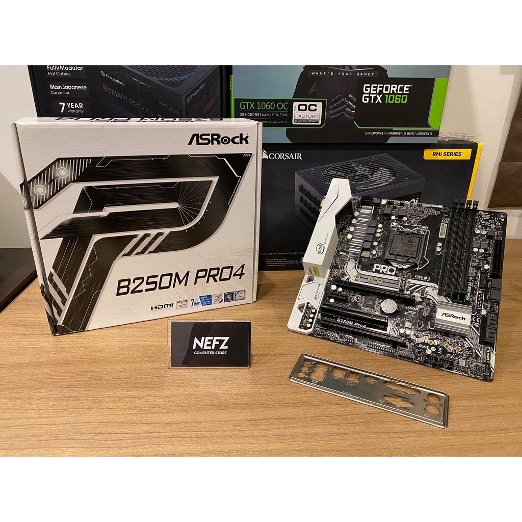 ASRock B250M Pro4 For Intel B250 LGA 1151 Socket SATA 6Gb/s