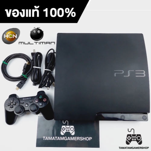 เกมps3 slimของแท้ ความจุ160GB/500GB เครื่องps3มือสอง มีเกมในเครื่อง PS3แปลงสายมืดMultiman ...