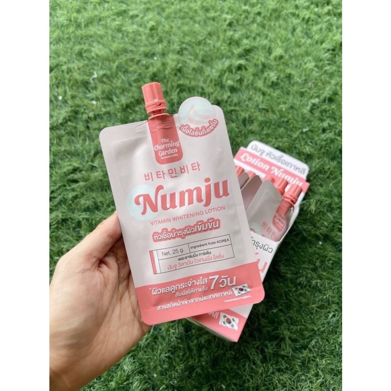 นัมจู แบบซอง Numju Vitamin Whitening นัมจูซอง (ราคาต่อ ซอง) | Shopee ...
