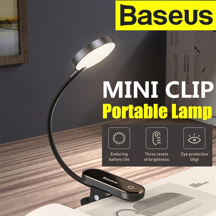 Baseus โคมไฟอ่านหนังสือ LED Eye Protection Comfort Mini Clip Lamp โคมไฟ ...