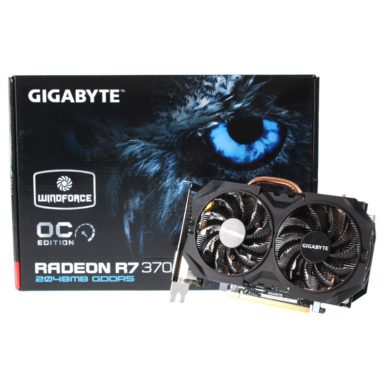 VGA (การ์ดแสดงผล) GIGABYTE R7 370 OC 2GB DDR5 256 BIT | Shopee Thailand