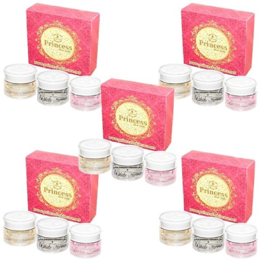 Princess Skin Care ครีมหน้าขาว ครีมหน้าเงา ครีมหน้าเด็ก (5 ชุด ...