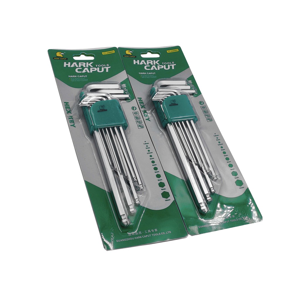 Hark caput ชุดประแจหกเหลี่ยม ขนาด1.5,2,2.5,3,4,5,6,8,10 มม. | Shopee ...