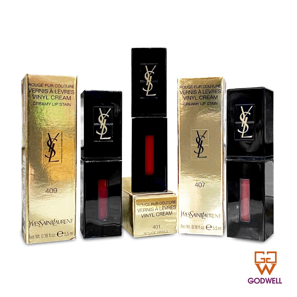 Yves Saint Laurent - YSL Rouge Pur Couture Vernis A Levres Vinyl Cream ...