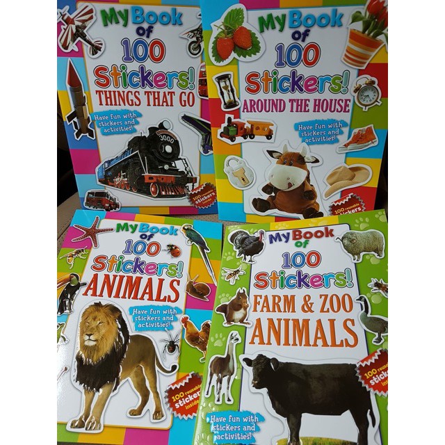 My book of 100 sticker | Shopee Thailand