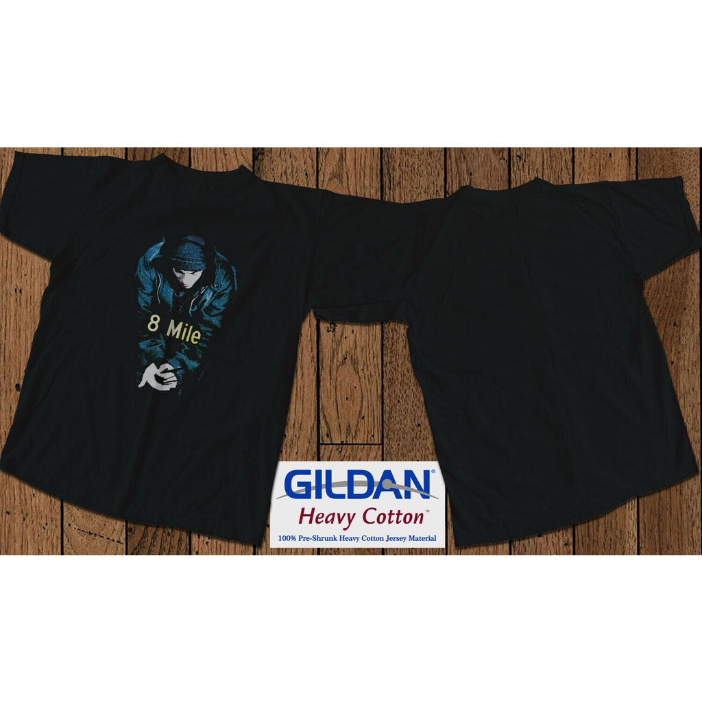 Gildan - Best RARE!!!VINTAGE 8 MILE Eminem Movie Promo T-Shirt REPRINT xfuN | Shopee Thailand