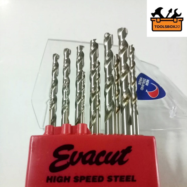 Evacut#4 :ดอกสว่านชนิดหุน-นิ้ว 13ตัว/ชุด | Shopee Thailand
