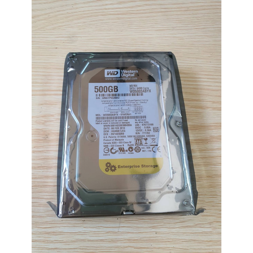 ฮาร์ดดิสก์ WD BLACK 500GB Z(WD5003ABYX) | Shopee Thailand