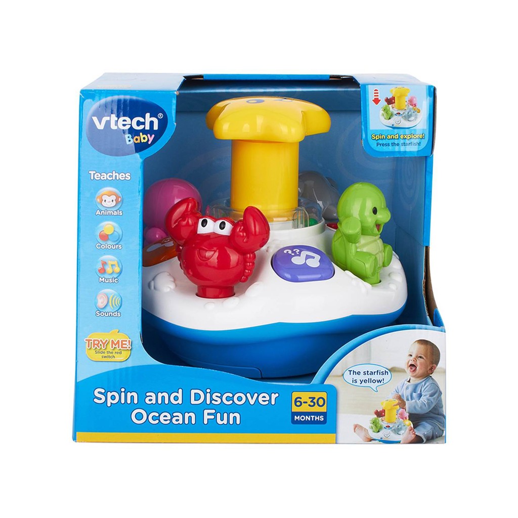 Vtech ของเล่นเสริมทักษะ Spin And Discover Ocean Fun - Vt110111003000 ...